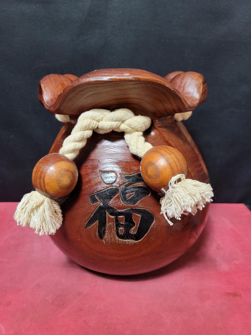 대형 통나무 원목 복주머니 | 헬로마켓