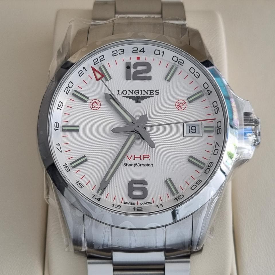 론진 콘퀘스트 V.H.P GMT 43mm L3.728... | 세컨웨어