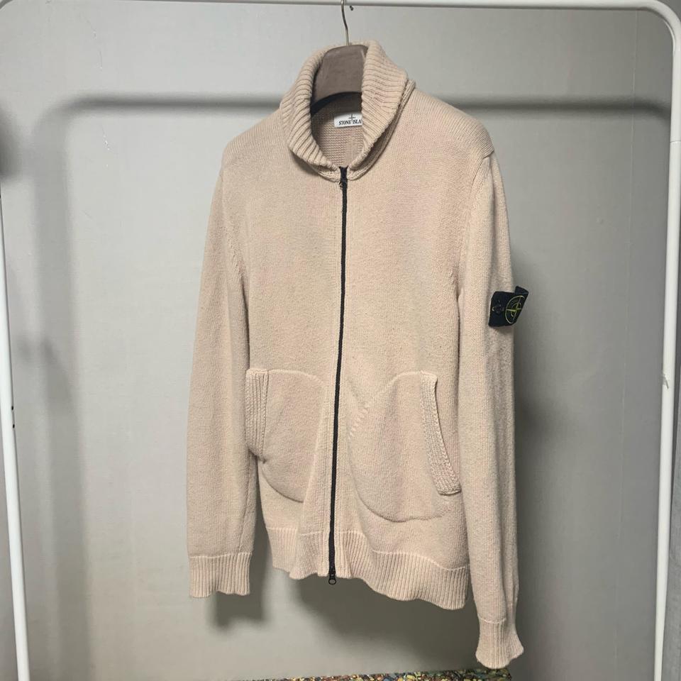 정품/21fw 스톤아일랜드 니트 집업 가디건 XL | 헬로마켓