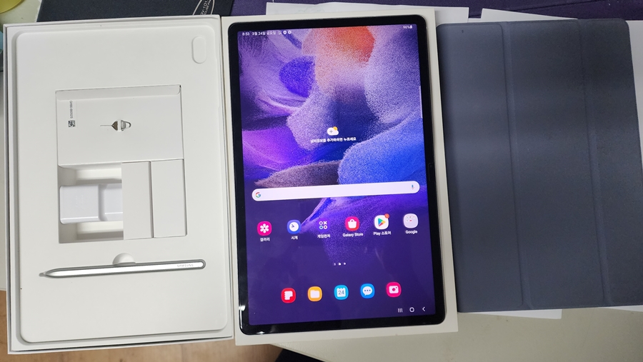 갤탭S7 FE 64G S펜 12.4인치 실버색상 모델 | 세컨웨어
