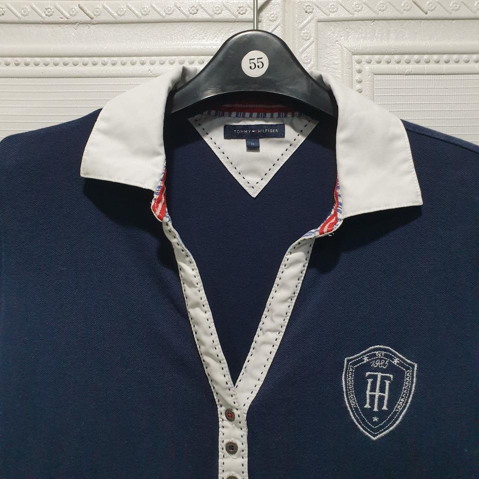 타미힐피거 여성 반팔 카라티 M | 세컨웨어