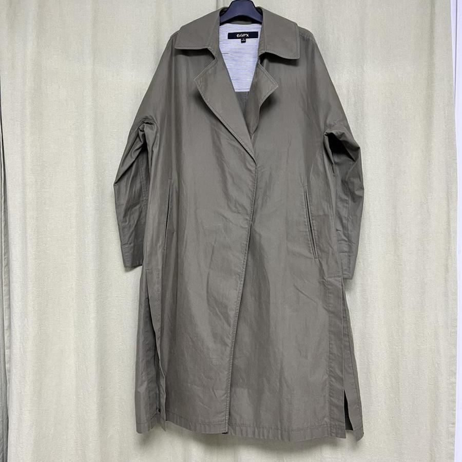 [원가26만원] ggpx 카키 자수 롱 자켓 S(55... | 헬로마켓