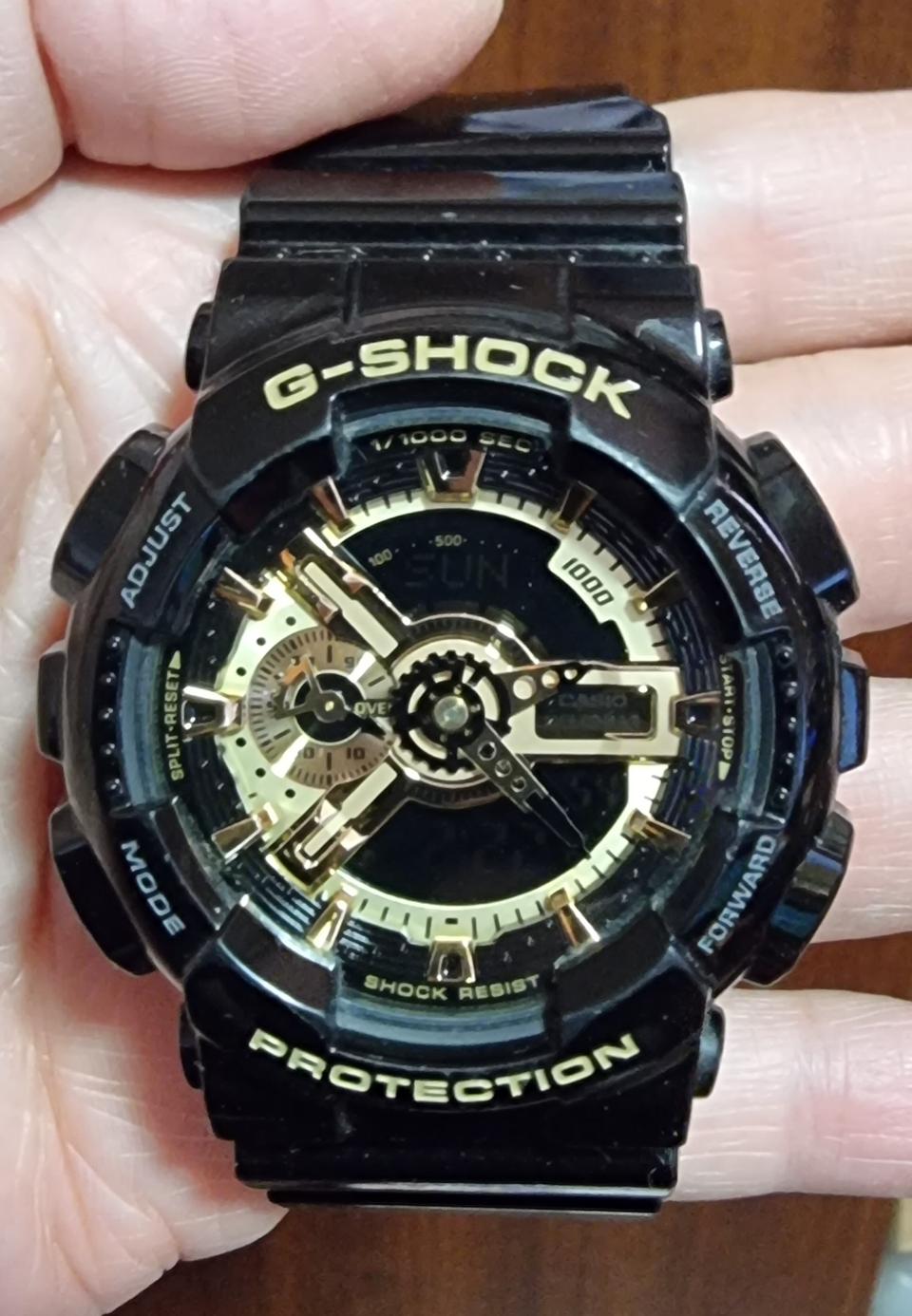 지샥 G-SHOCK GA-110GB-1A 빅페이스 흑... | 헬로마켓