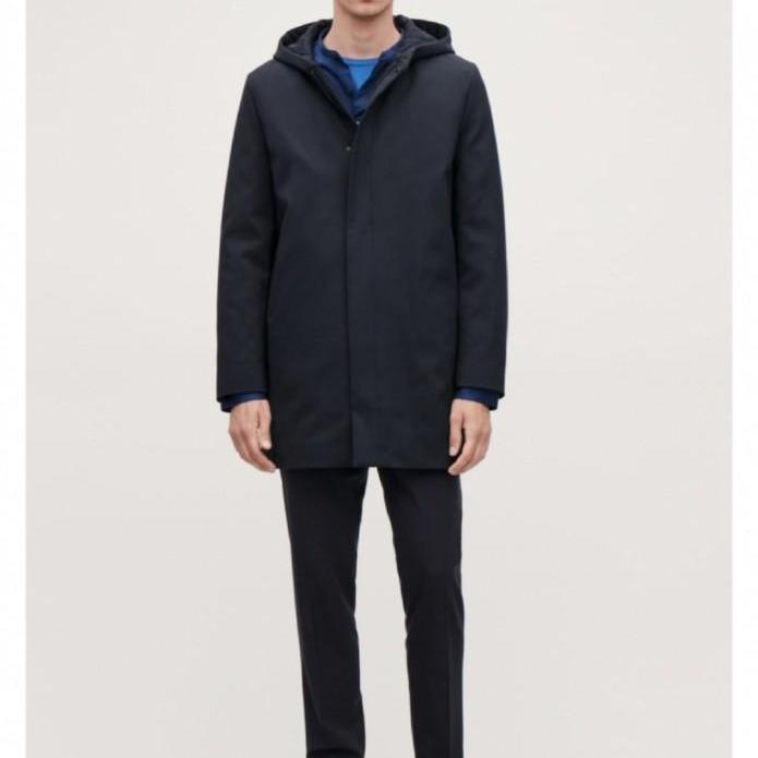 COS 코스 100 L 패디드 코튼 파카 38R 네이... | 헬로마켓