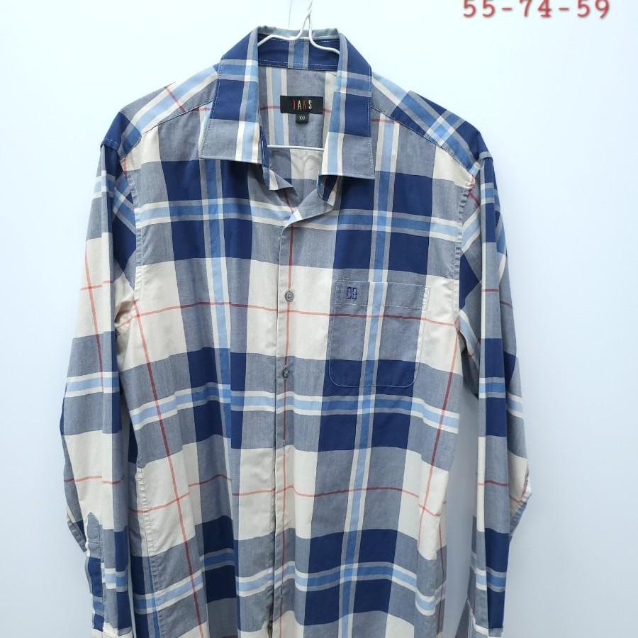DAKS 닥스 L 100 체크 긴팔 셔츠, 실측55-... | 헬로마켓
