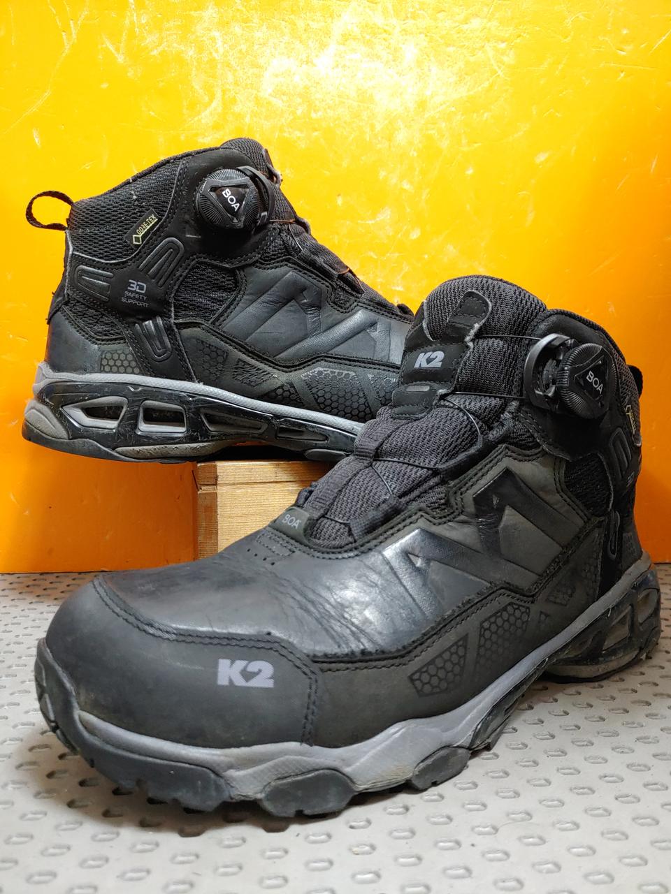 K2천연가죽 고어텍스 보아 등산화(표기265추천260) | 세컨웨어