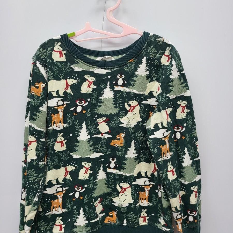 키즈)H&M 130 6-8Y 기모 맨투맨 티셔츠 | 헬로마켓