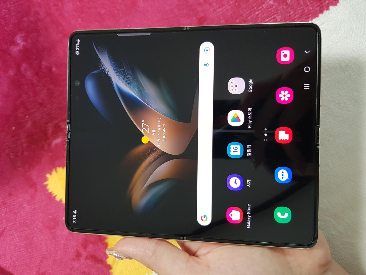 LG 갤럭시 Z폴드4 4G 핑크골드 512G S급+정... | 세컨웨어