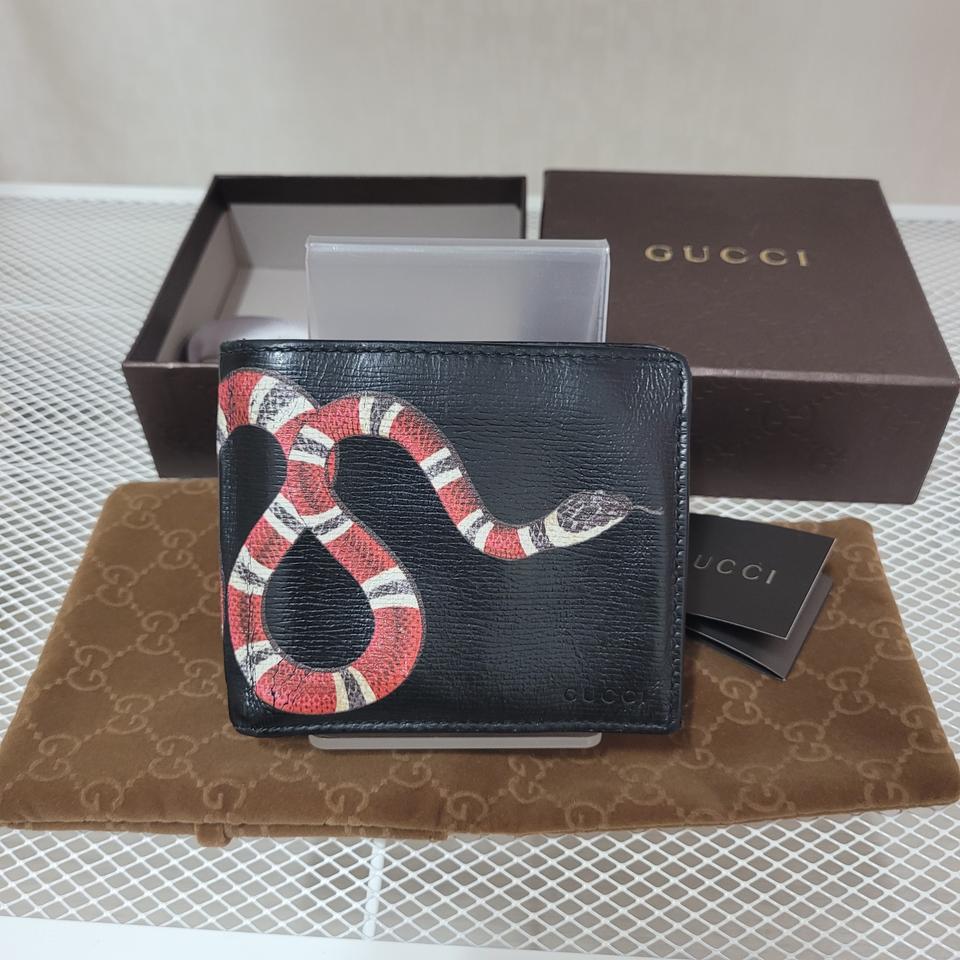 (정품)구찌 킹스네이크 가죽 반지갑 | 세컨웨어(헬로마켓)