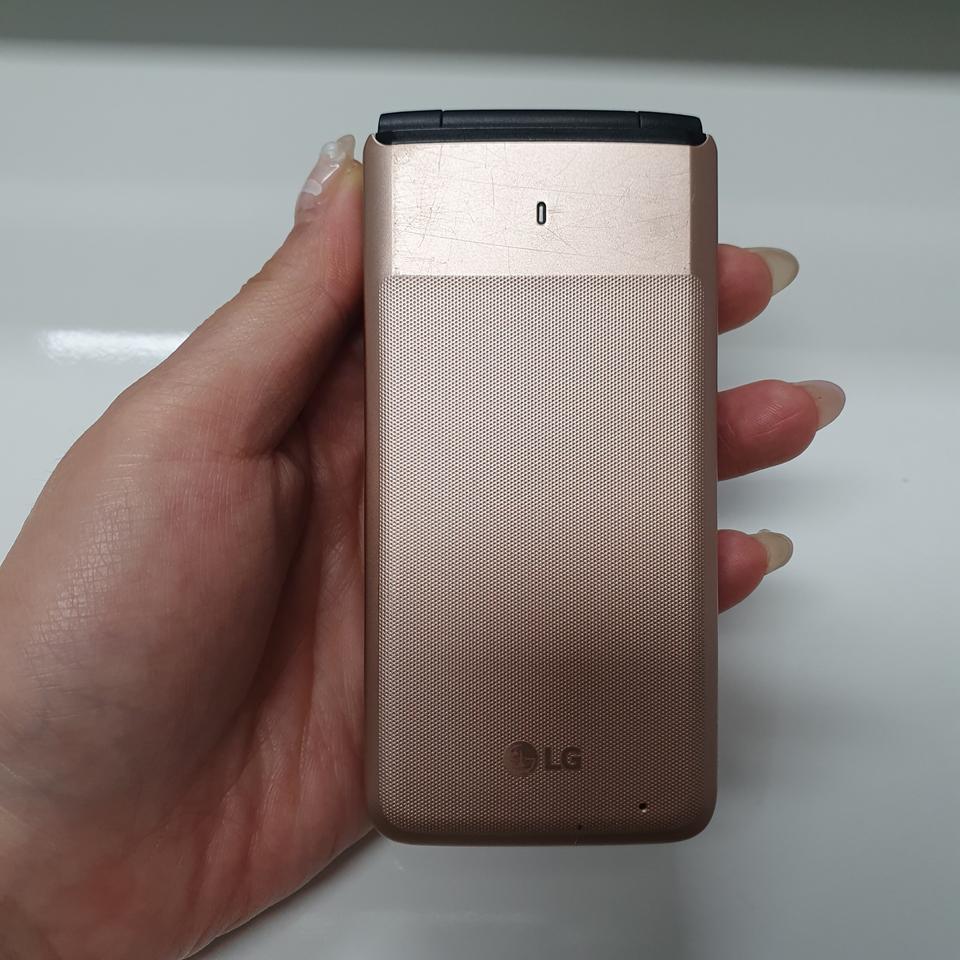 08152) LG 폴더폰/Y110 골드 SKT 8GB B급 | 세컨웨어