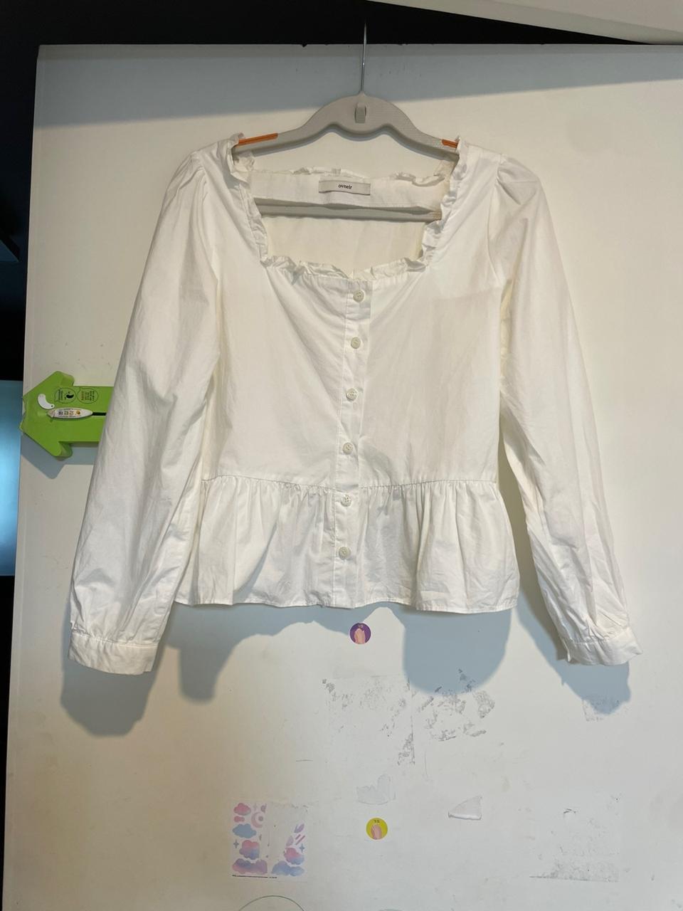 오브네어 스퀘어넥 블라우스 | 세컨웨어