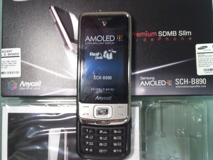 올드폰 애니콜 아몰레드폰 SCH-B890 3가지 색상... | 세컨웨어(헬로마켓)