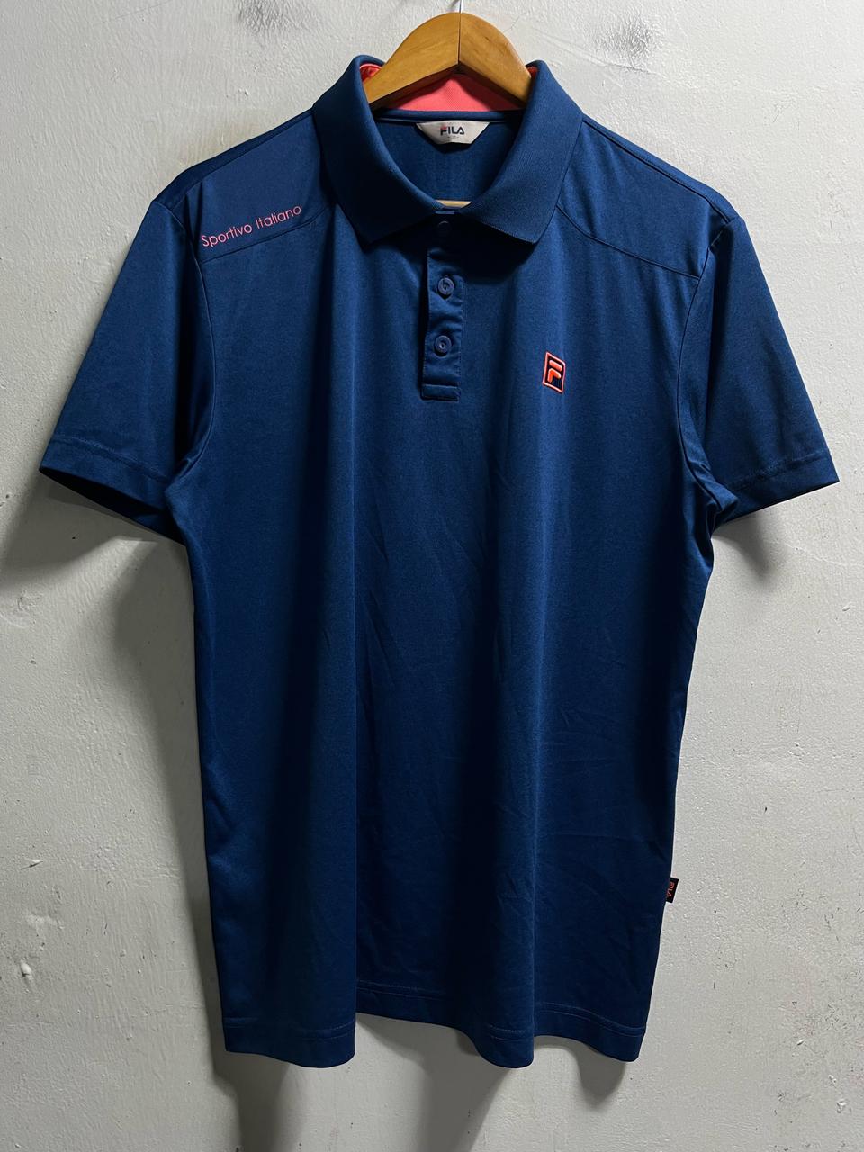(105)FILA 휠라 기능성 스판 반팔 카라티(정품) | 헬로마켓