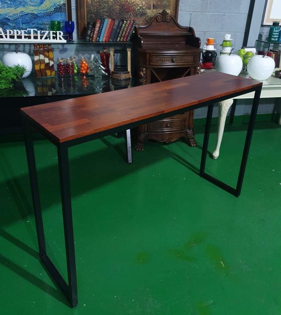 1500원목테이블 카페높은테이블 빠테이블 창가테이블 세컨웨어