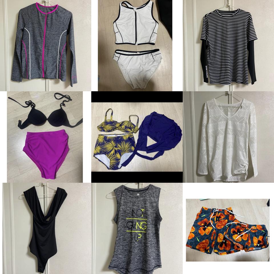 래쉬가드 비키니 민소매수영복 수영복 | 세컨웨어