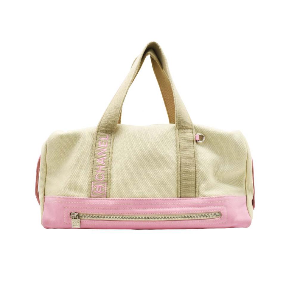[정품]CHANEL 샤넬 핑크 스포츠 더플백 [보증서... | 헬로마켓