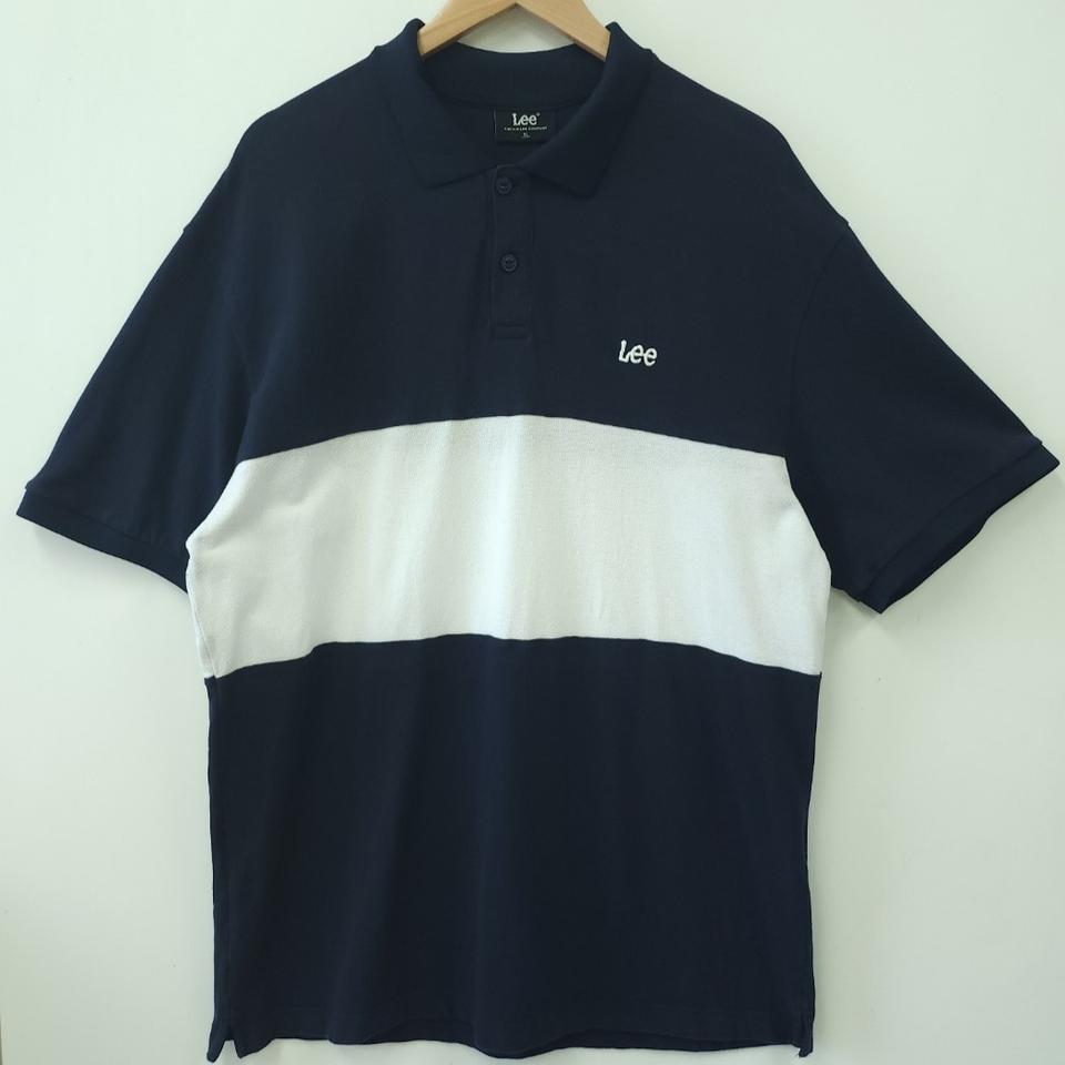 남 105XL 리 (Lee) 배색 반팔 카라티 | 세컨웨어(헬로마켓)