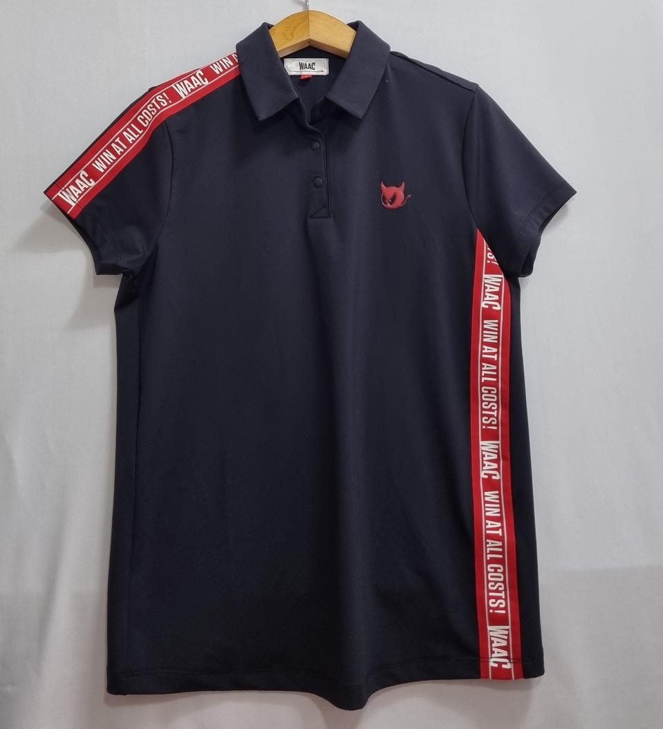 2(90) WAAC 왁 여성 블랙 골프 기능성 PK ... | 세컨웨어(헬로마켓)