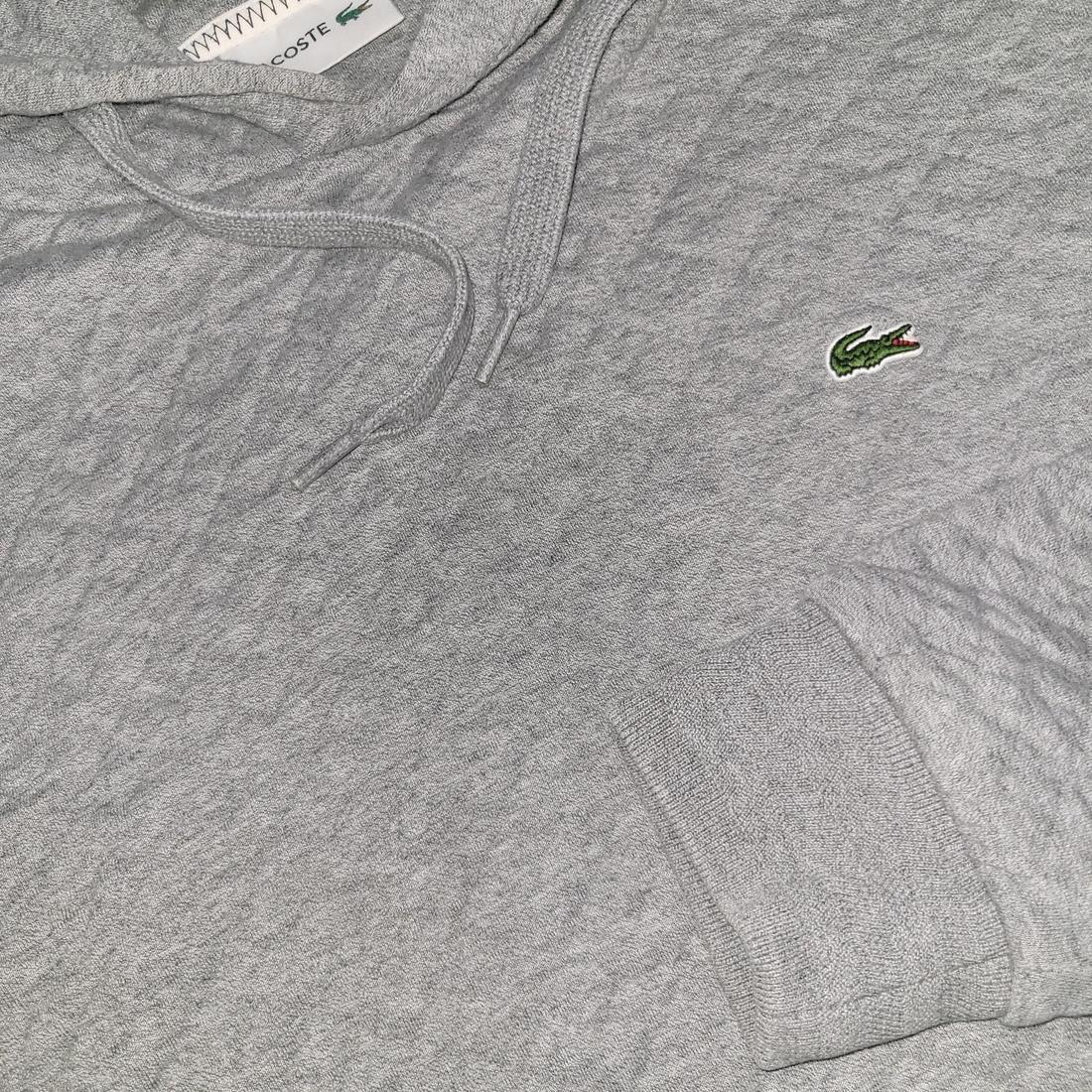 라코스테 블럭 토트 후드티 그레이 95 (거의 새상품) | 헬로마켓
