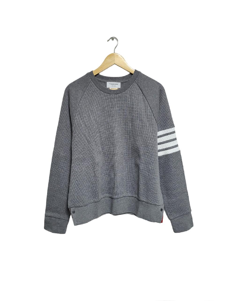 (정품)톰브라운 22ss 4바 와플니트 래글런 맨투맨 | 세컨웨어(헬로마켓)