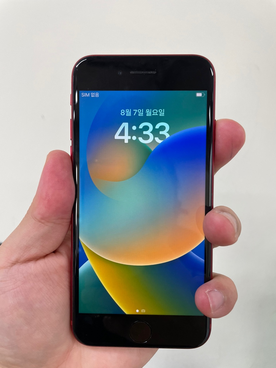아이폰SE3 레드 128G | 세컨웨어(헬로마켓)