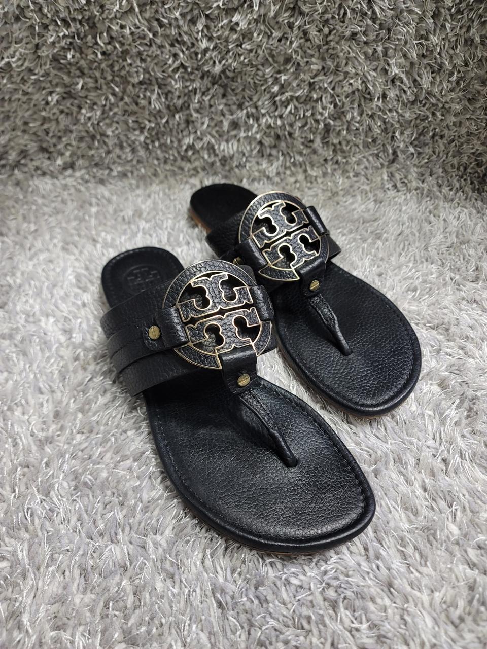 정품) 토리버치 가죽 쪼리 슬리퍼 US7.5M 245... | 세컨웨어(헬로마켓)