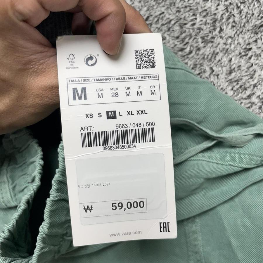 자라 바지 M | 세컨웨어(헬로마켓)