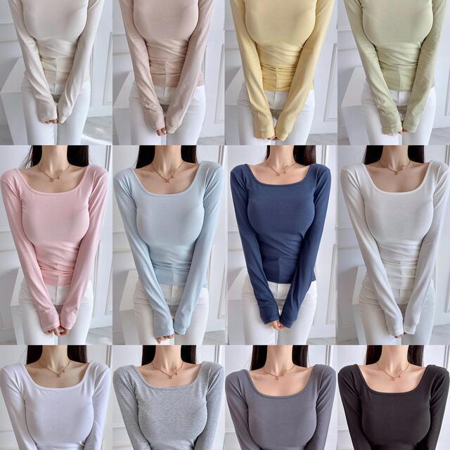 새상품 메이윤 M 소라,블랙 스퀘어넥 만능 모달 쫀쫀티 | 세컨웨어(헬로마켓)