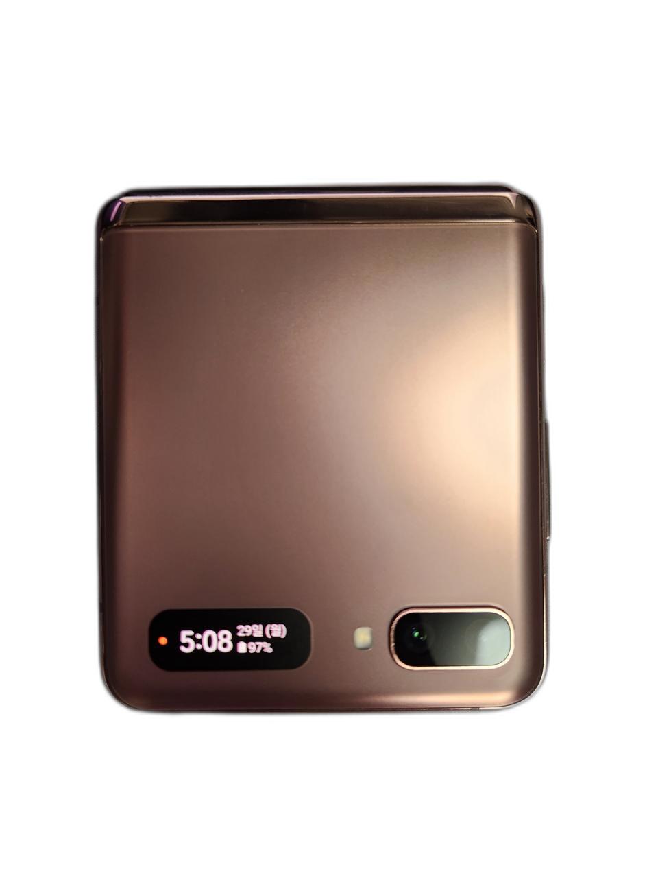 갤럭시 Z플립2 5G 브론즈 256기가 skt 단품 | 헬로마켓