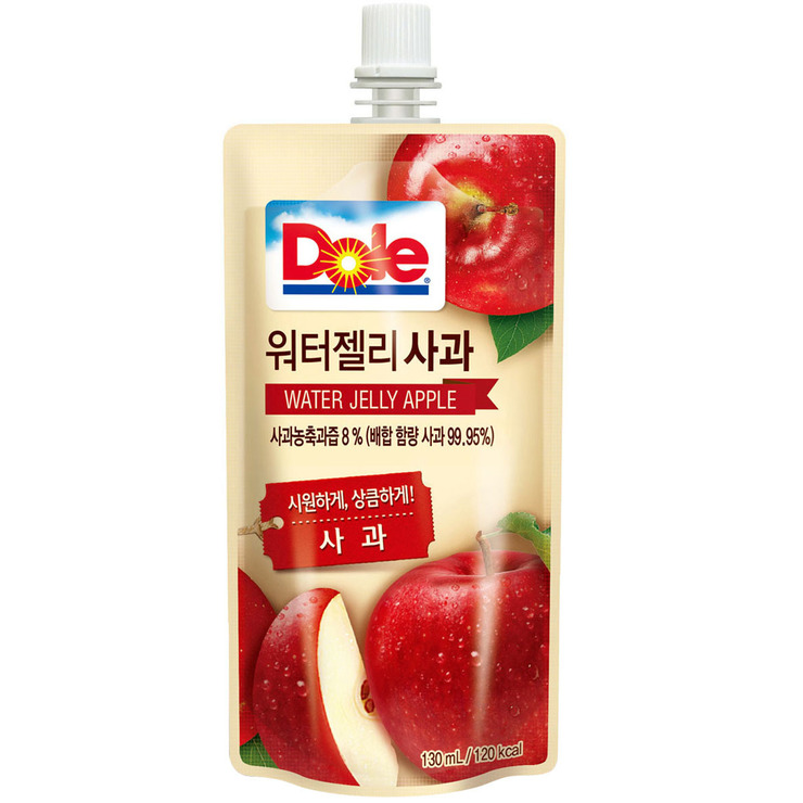 Dole 워터젤리 사과맛 130ml x 20개 | 헬로마켓