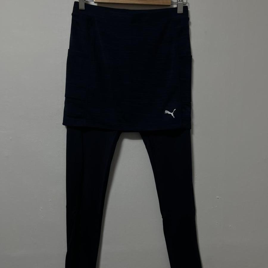 (66) PUMA 푸마 기능성 스판 밴딩 치마 레깅스... | 헬로마켓