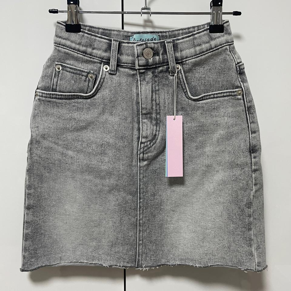 페일제이드 Grey Denim Skirt | 세컨웨어(헬로마켓)