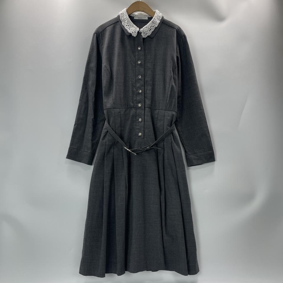 [88-160] DAKS 닥스 벨티드 롱 원피스 | 세컨웨어(헬로마켓)