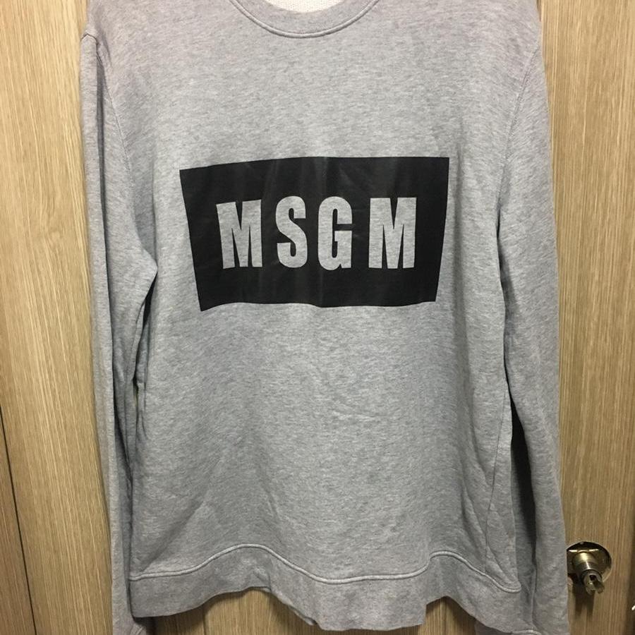 MSGM 맨투맨 빅로고 XL | 세컨웨어(헬로마켓)