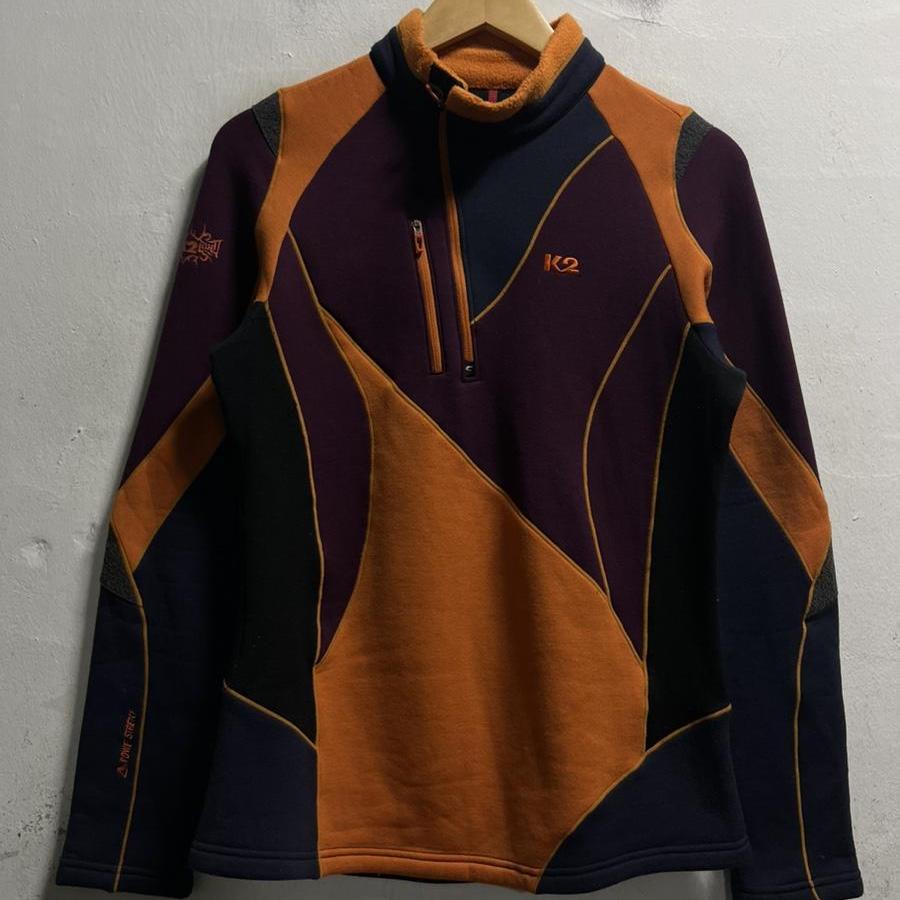 (66) K2 아웃도어 등산 기모 후리스 반집업 긴팔... | 헬로마켓