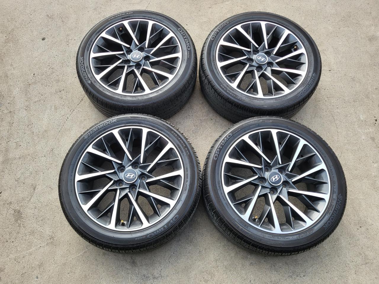 쏘나타DN8 18인치 순정휠 중고휠타이어 팝니다 | 헬로마켓