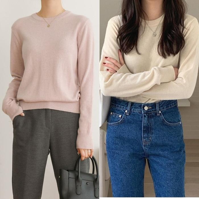 [캐시울25%]2C 캐시미어 바세린울 파인울 베이직 ... | 헬로마켓