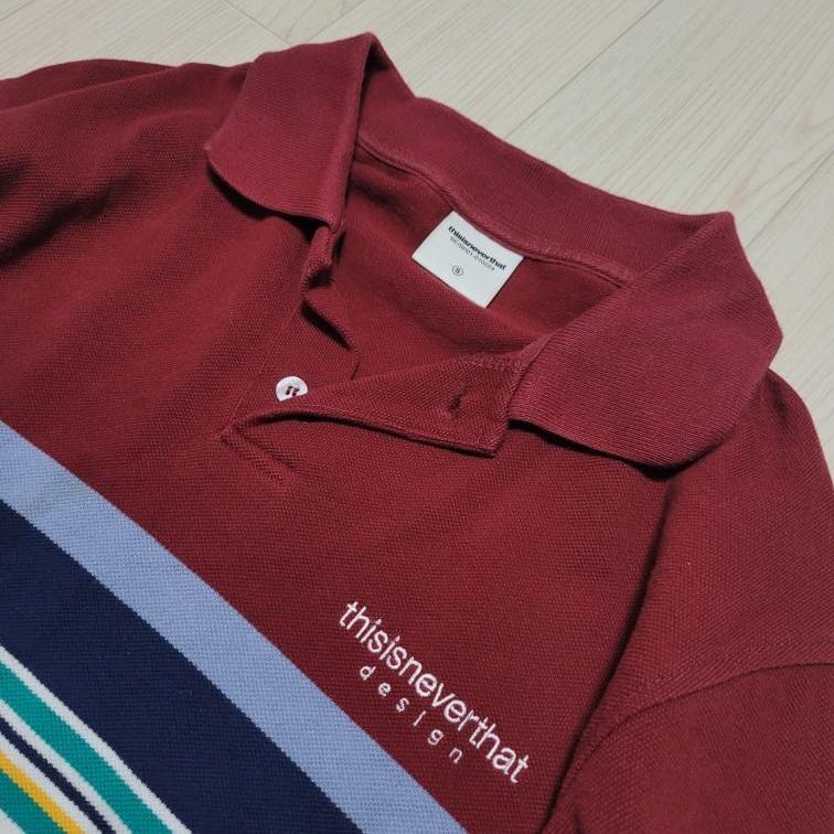 디스이즈네버댓 럭비티 디네댓 긴팔 카라티 티셔츠 크리... | 헬로마켓