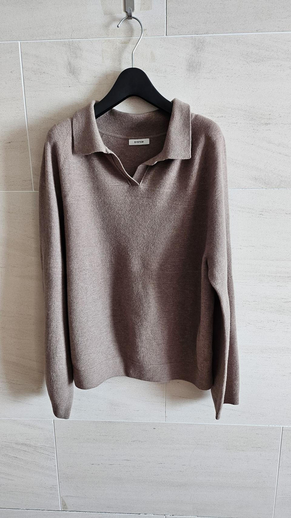 (정품) SYSTEM (22) 윙카라 니트 | 세컨웨어(헬로마켓)