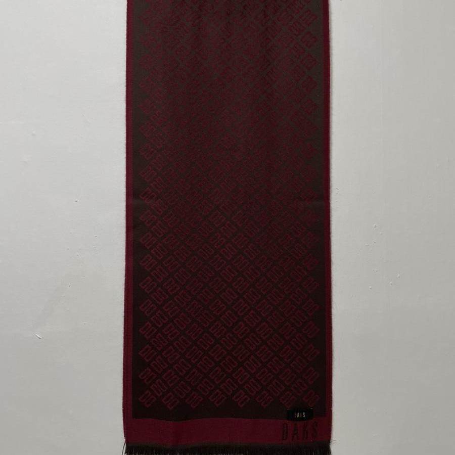 DAKS 닥스 로고패턴 울 목도리 머플러(정품) | 헬로마켓