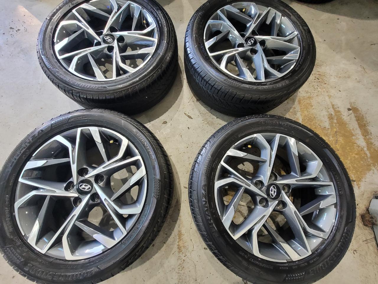 소나타DN8 17인치 순정 휠타이어 | 세컨웨어(헬로마켓)