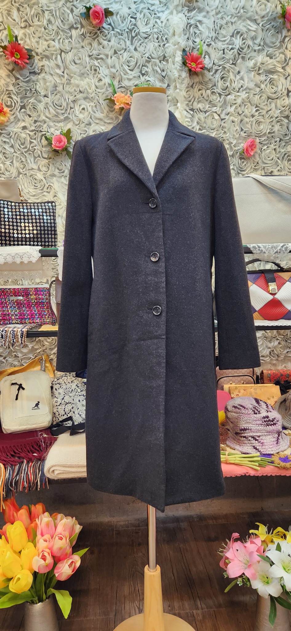 GIANMARCO VENTURI 캐시혼방 롱코트 | 헬로마켓