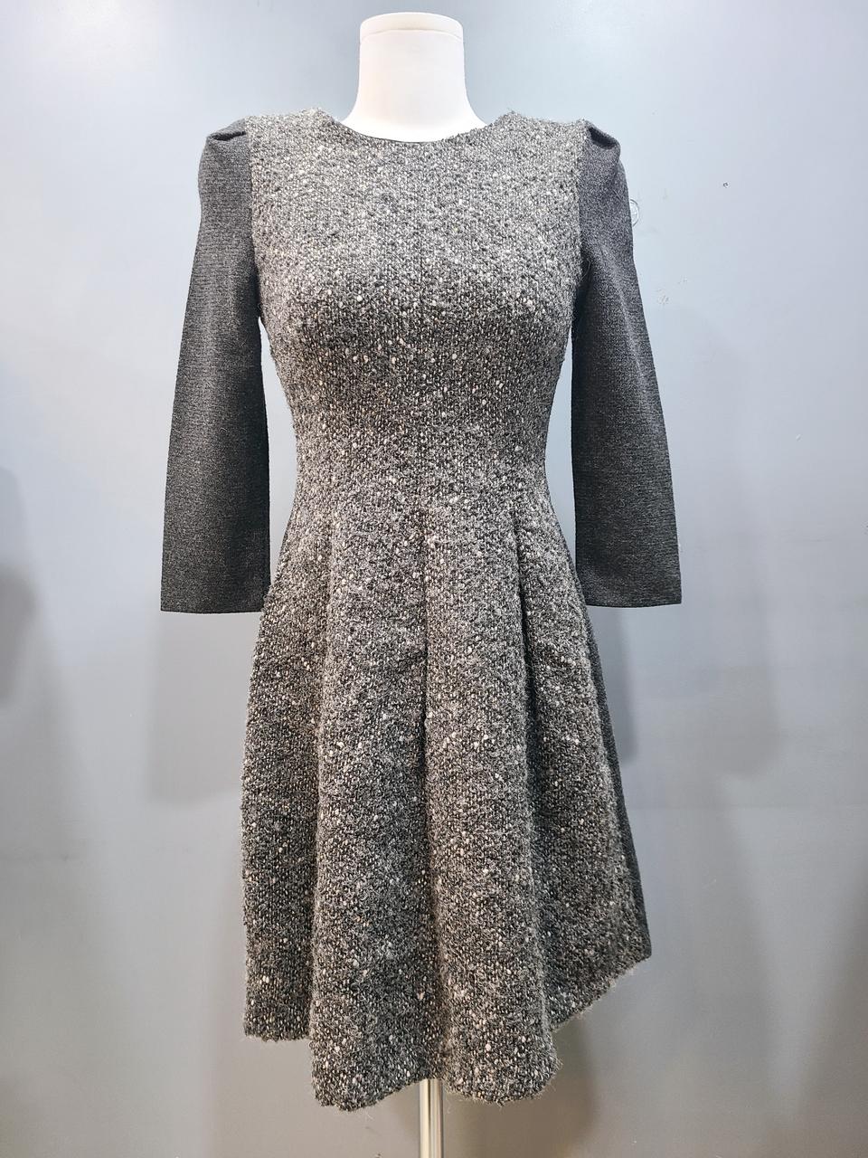 OZOC 여성미니원피스 울원피스 그레이 주름원피스 55 | 세컨웨어(헬로마켓)