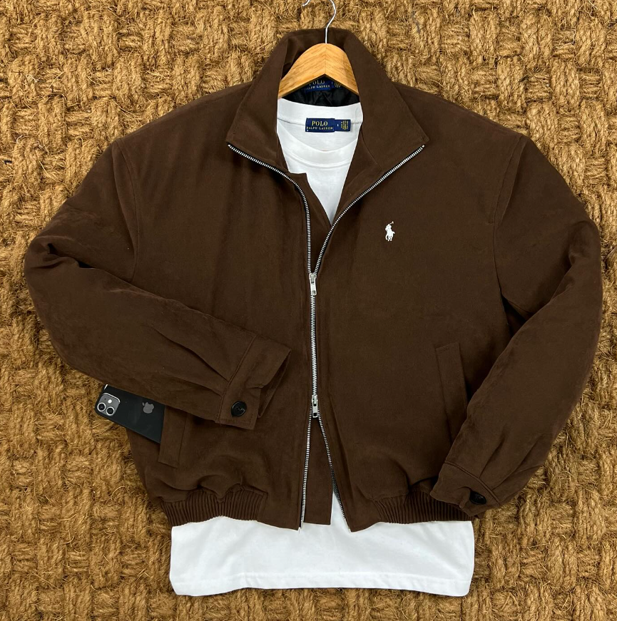 폴로 스웨이드 패딩 자켓 | 세컨웨어(헬로마켓)