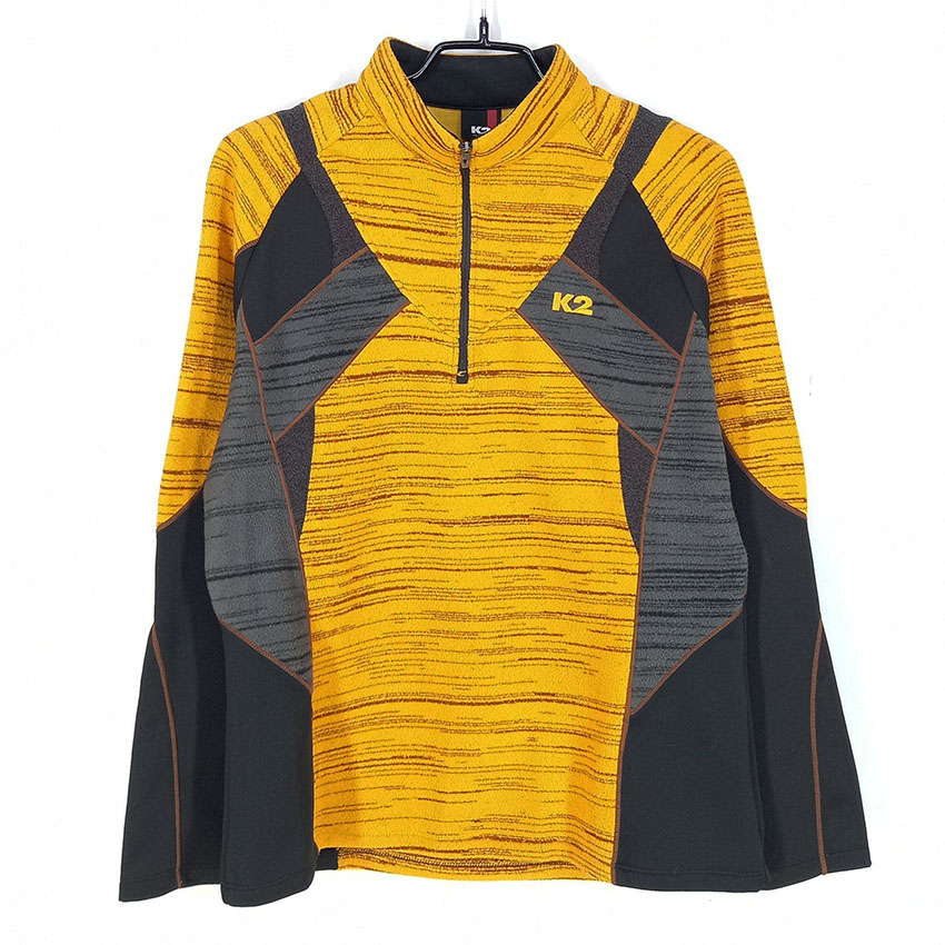 케이투 여 안감기모 반집업 긴팔티 머스타드 (HU28... | 헬로마켓