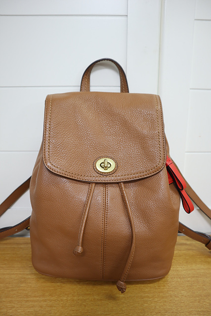 (정품) COACH 코치 가죽 미니 백팩 | 헬로마켓