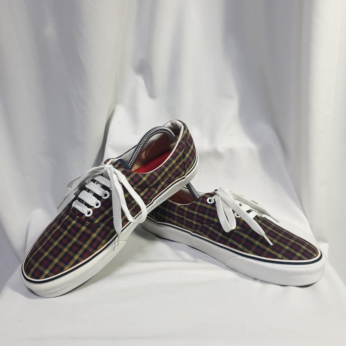 빈티지하서 US9/270 반스 어센틱 체크 배색 스니커즈 | 헬로마켓