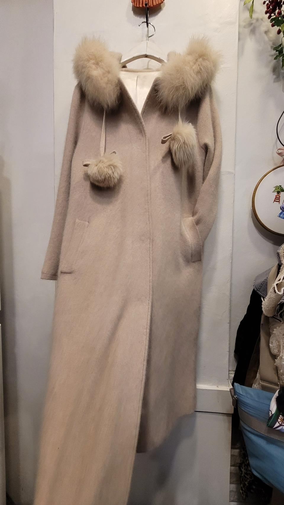 후드니트코트 퍼 탈부착가능 | 헬로마켓