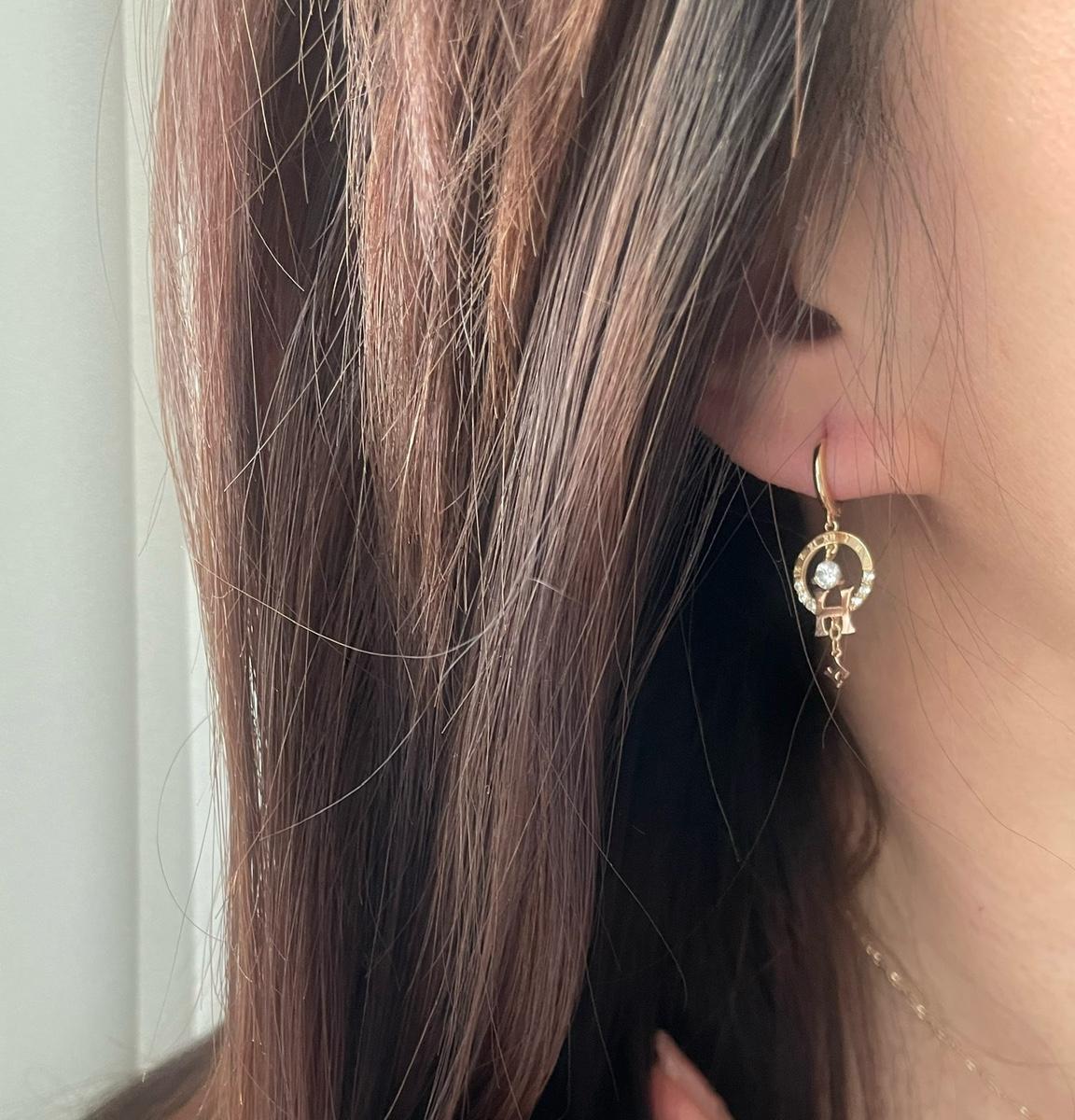 독특한 14k H 귀걸이 | 세컨웨어(헬로마켓)