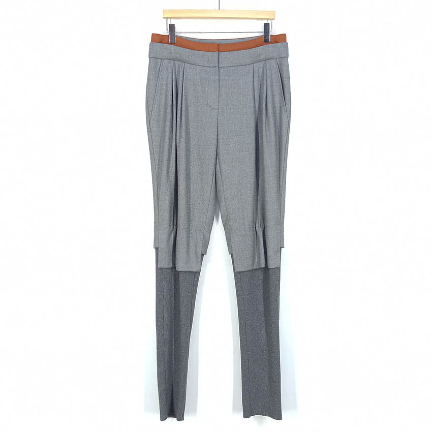 모그 여성 하단니트 모직 춘추 팬츠 그레이 (HU28... | 헬로마켓